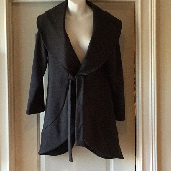 DS LAB | Jackets & Coats | Chic Ds Lab Portrait Collar Jacket Coat Tie ...